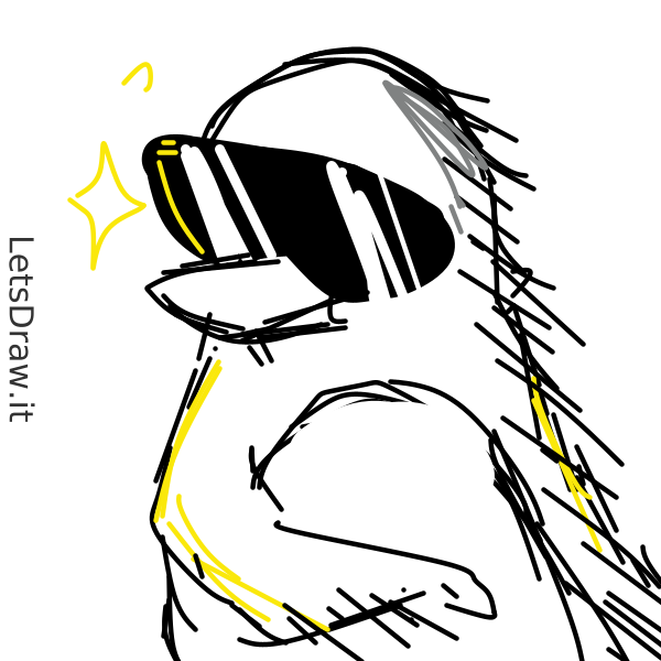 How to draw penguin / LetsDrawIt