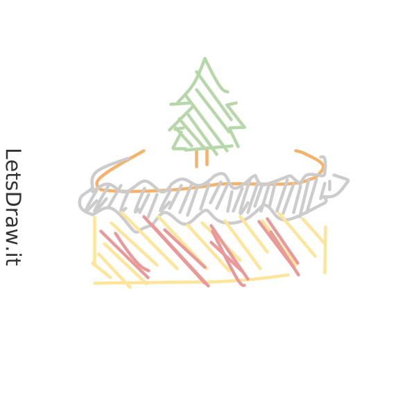 How to draw Christmas cake / t7y1ebrxp.png / LetsDrawIt