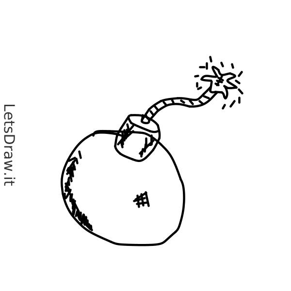How to draw time bomb / tcj3muqnj.png / LetsDrawIt