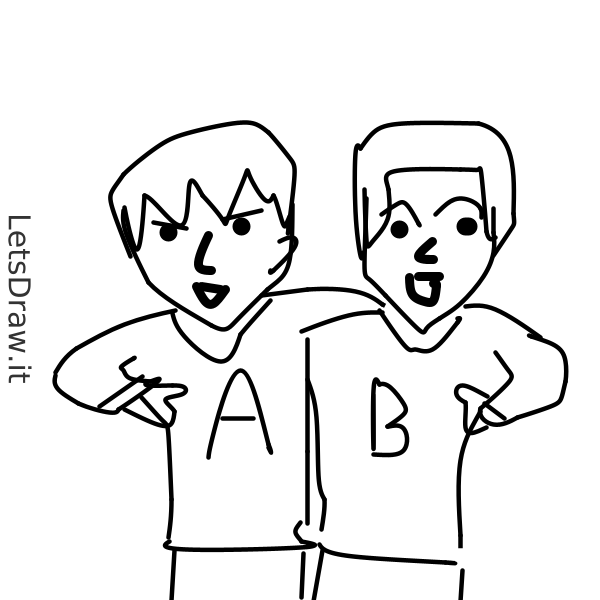 How to draw friend / tf4pjuqds.png / LetsDrawIt