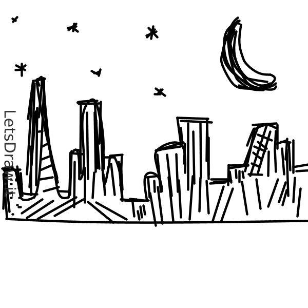 How to draw city / tfrwhtf6.png / LetsDrawIt