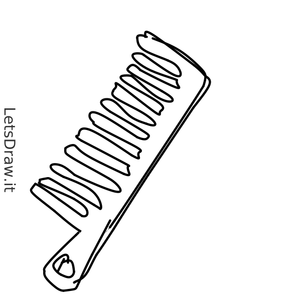 How to draw comb / tg5kcu76j.png / LetsDrawIt