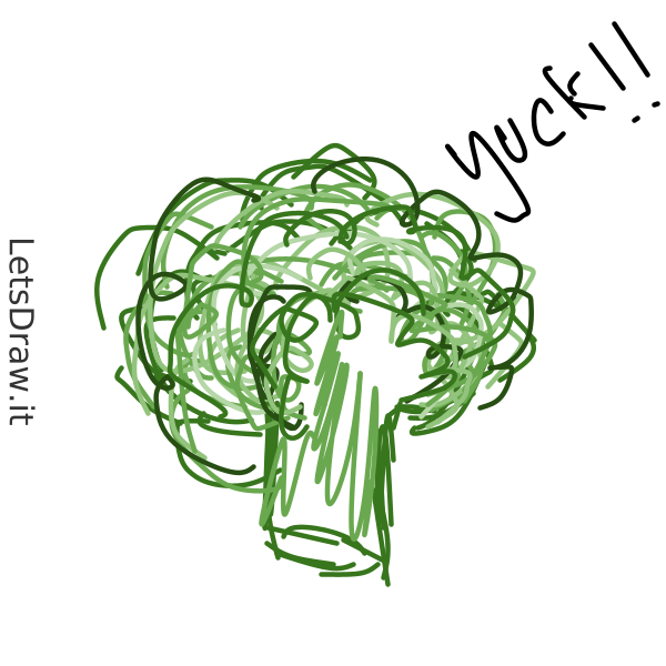 How to draw broccoli / th54gsbzj.png / LetsDrawIt