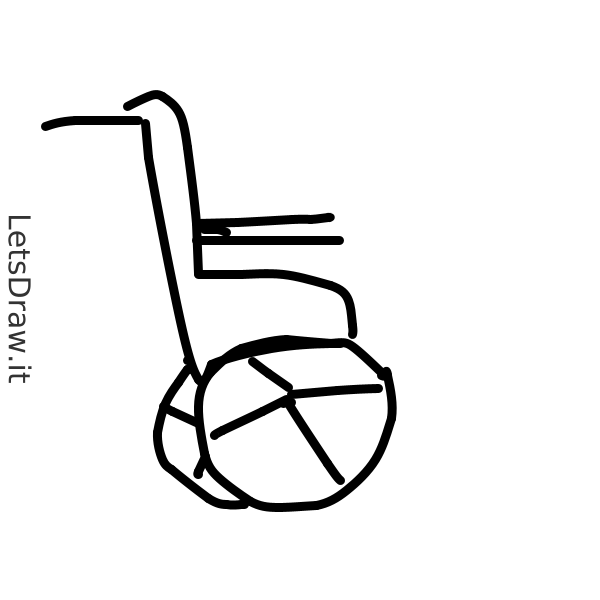 How to draw wheelchair / tiremux7d.png / LetsDrawIt