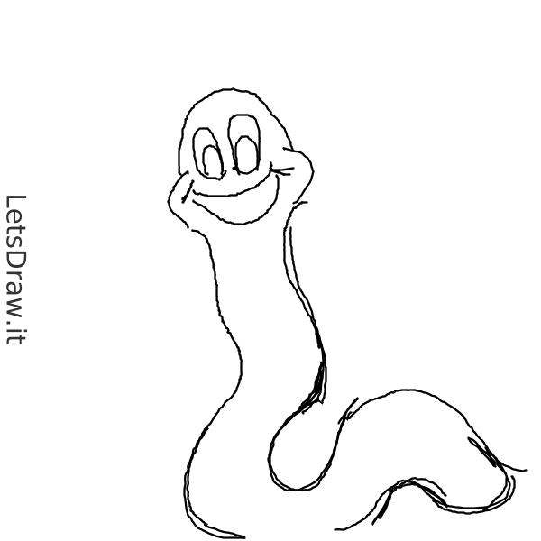 How to draw worm / tju1nyxm5.png / LetsDrawIt