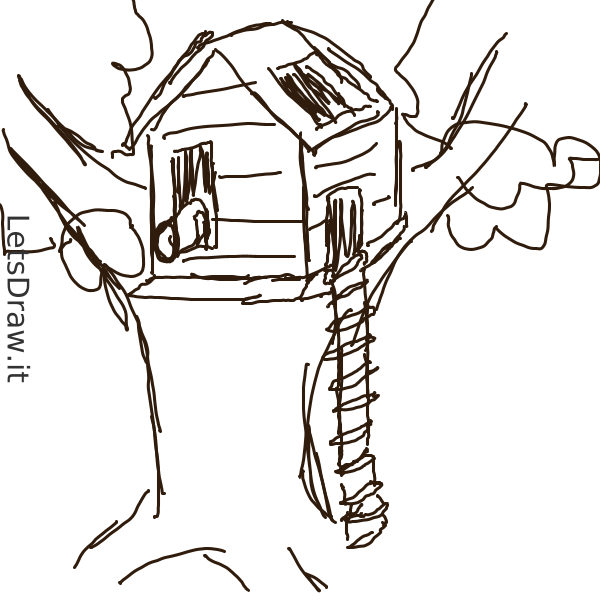 How to draw treehouse / tk7jgym5p.png / LetsDrawIt
