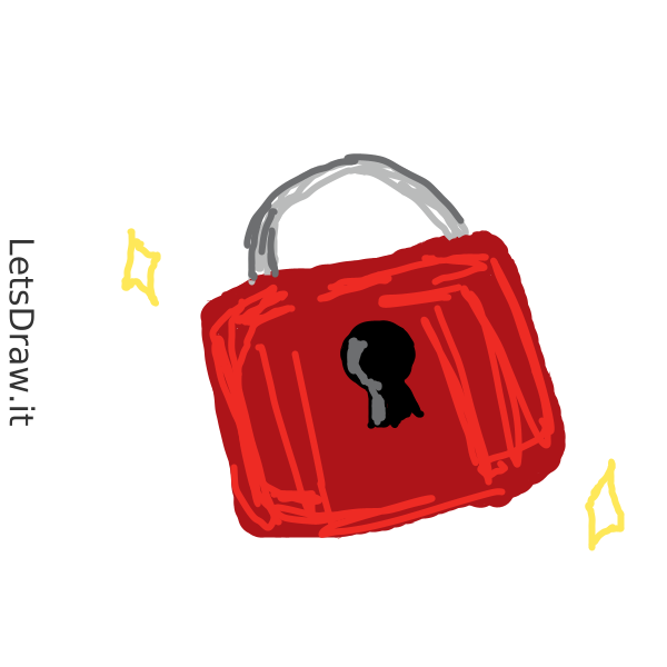 How to draw padlock / tkeftknsz.png / LetsDrawIt