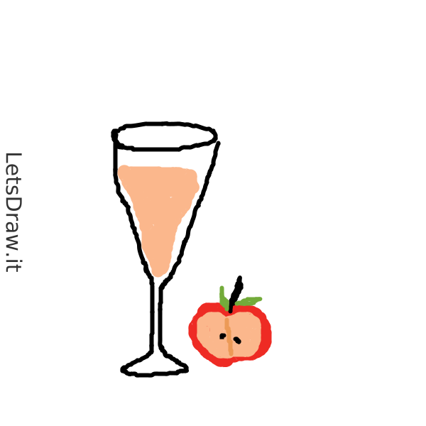 How to draw apple juice / tku9qopdx.png / LetsDrawIt