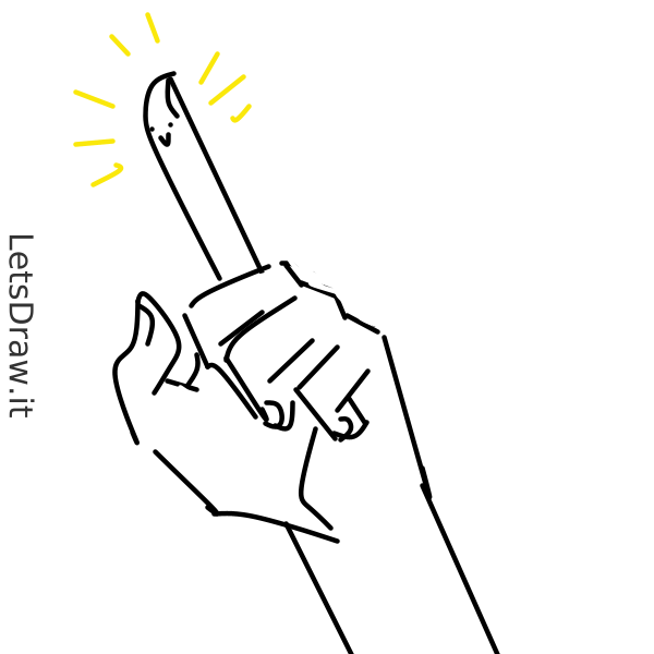How to draw index finger / tm1at7t6.png / LetsDrawIt