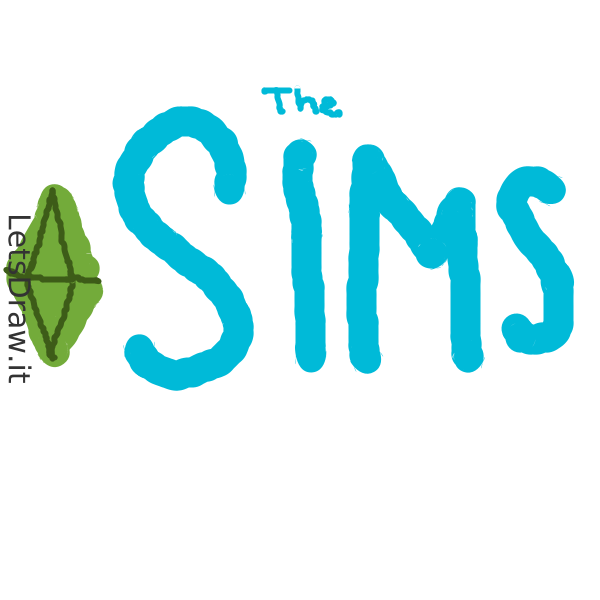 How to draw sims / tm74trhnn.png / LetsDrawIt