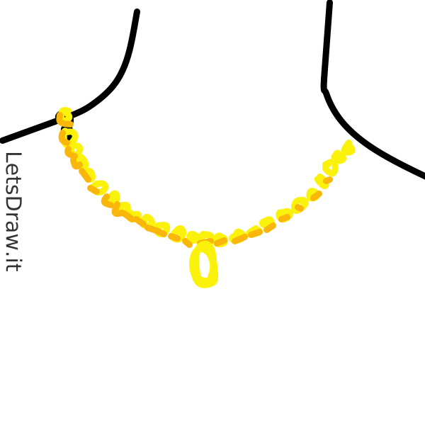How to draw necklace / tnabjn45b.png / LetsDrawIt