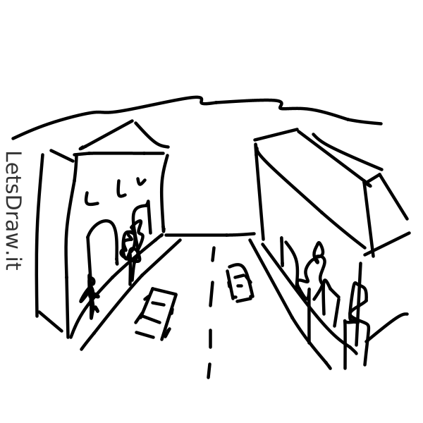 How to draw street / tnhjkc64a.png / LetsDrawIt