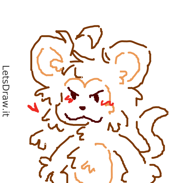 How to draw monkey / tpc1tmoxn.png / LetsDrawIt