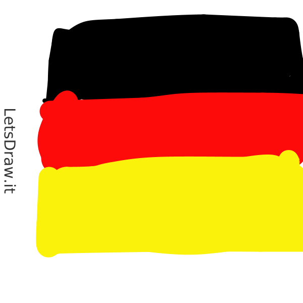 How to draw Germany / tpsicba7a.png / LetsDrawIt