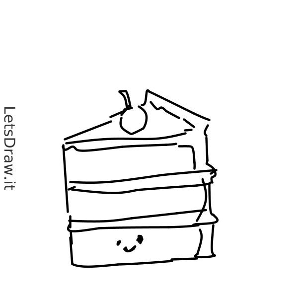 How to draw layer cake / tpzrctzzf.png / LetsDrawIt