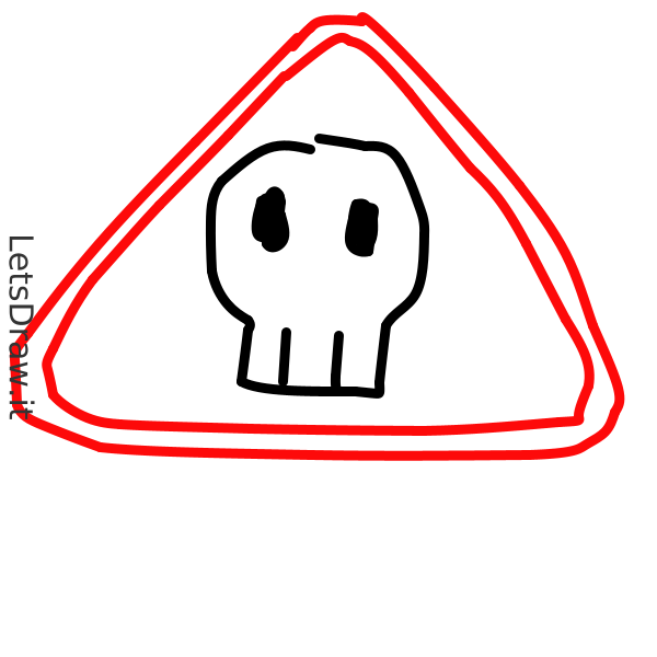 How to draw danger / tq6rkcdg8.png / LetsDrawIt