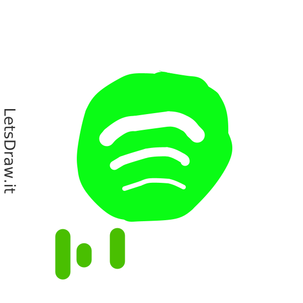 How to draw Spotify / tr4okoqyt.png / LetsDrawIt
