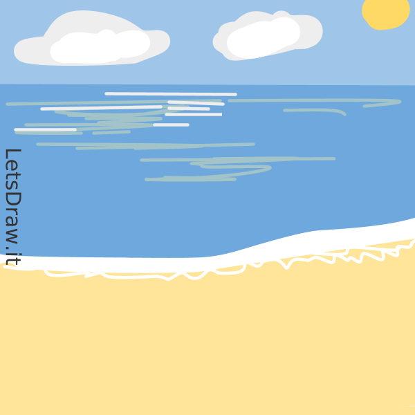 How to draw beach / twwx8ns9m.png / LetsDrawIt
