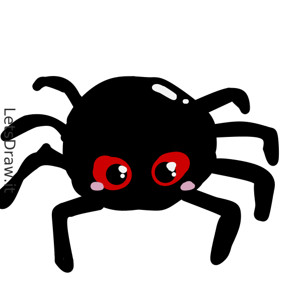 How to draw spider / tyj68e8e1.png / LetsDrawIt