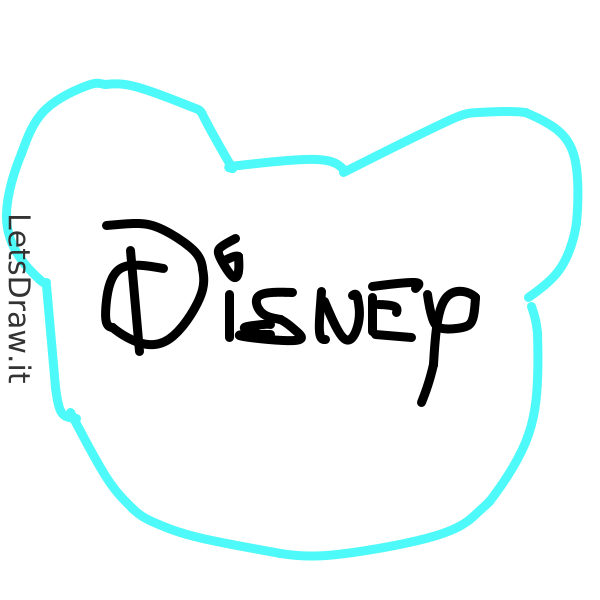 How to draw Disney / tzxekztrb.png / LetsDrawIt