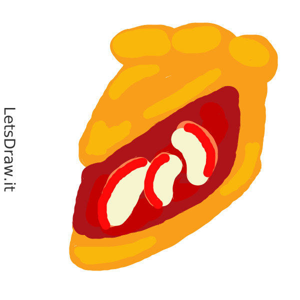 How to draw apple pie / u3ent81in.png / LetsDrawIt