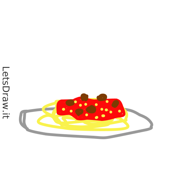 How to draw spaghetti / u419pexjk.png / LetsDrawIt