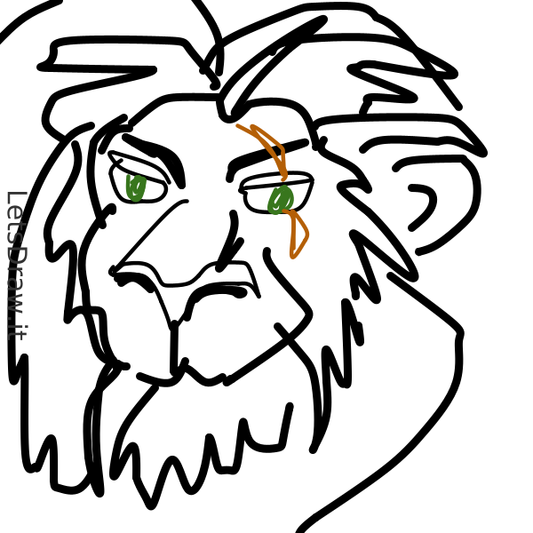 How to draw scar / u4fygtu97.png / LetsDrawIt