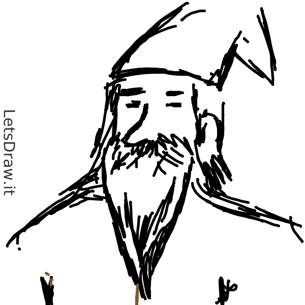 How to draw wizard / u4h98kh4z.png / LetsDrawIt