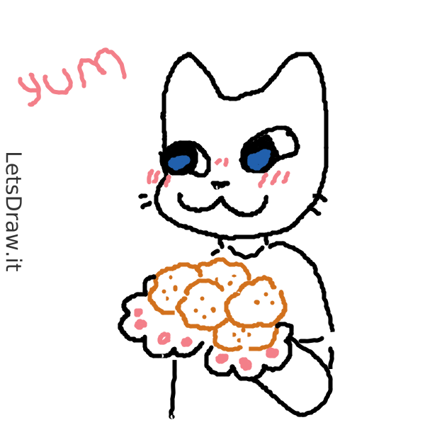 How to draw chicken nuggets / u4krqpoyz.png / LetsDrawIt