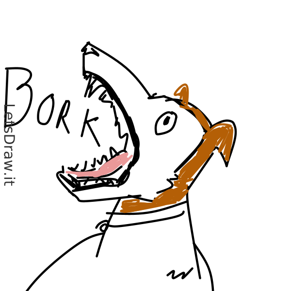 How to draw animal / u4m4notac.png / LetsDrawIt