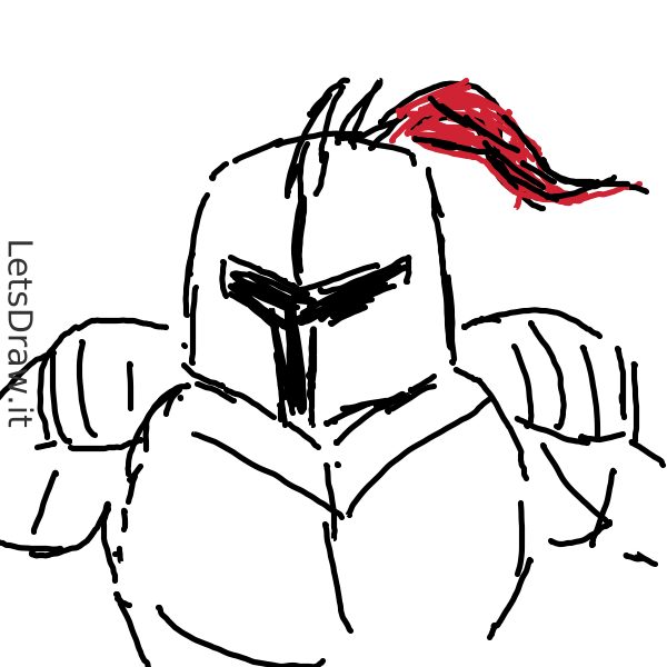 How to draw knight / u4nhepqmg.png / LetsDrawIt