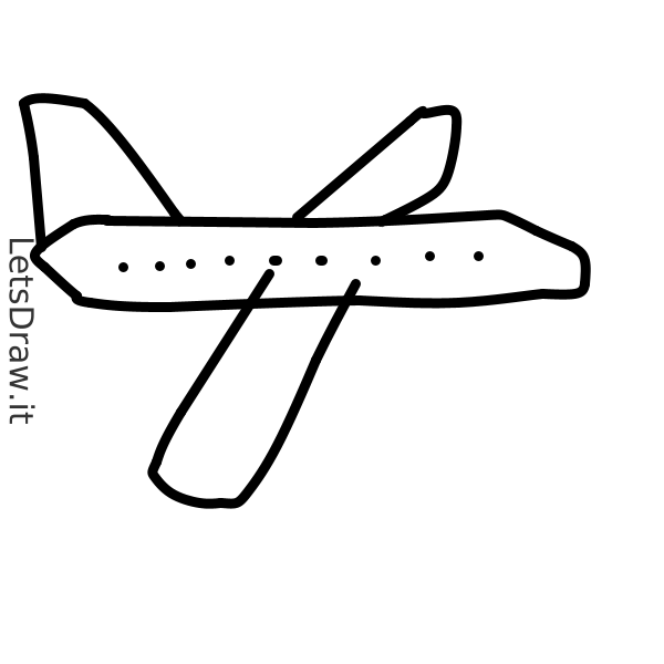 How to draw aircraft / u5eer4a1m.png / LetsDrawIt