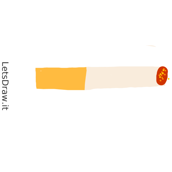 How to draw cigarette / u5mkdphan.png / LetsDrawIt