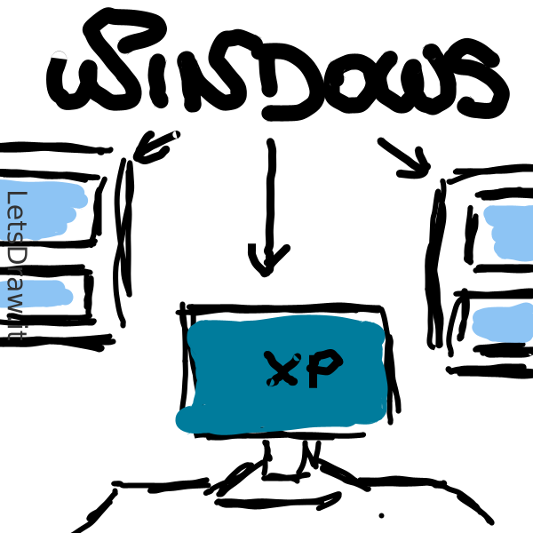 How to draw Windows / u6bkotyo7.png / LetsDrawIt