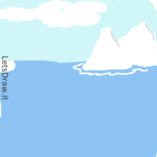 How to draw iceberg / u6ctq5nse.png / LetsDrawIt