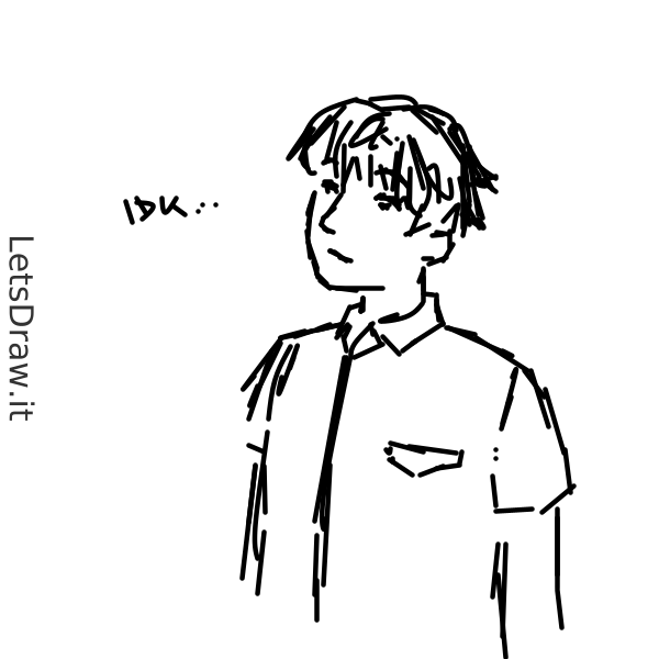 How to draw brother / LetsDrawIt