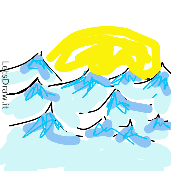 How to draw sea / u8yok9rpw.png / LetsDrawIt