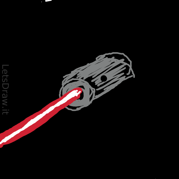 How to draw laser / ubpbcax3n.png / LetsDrawIt