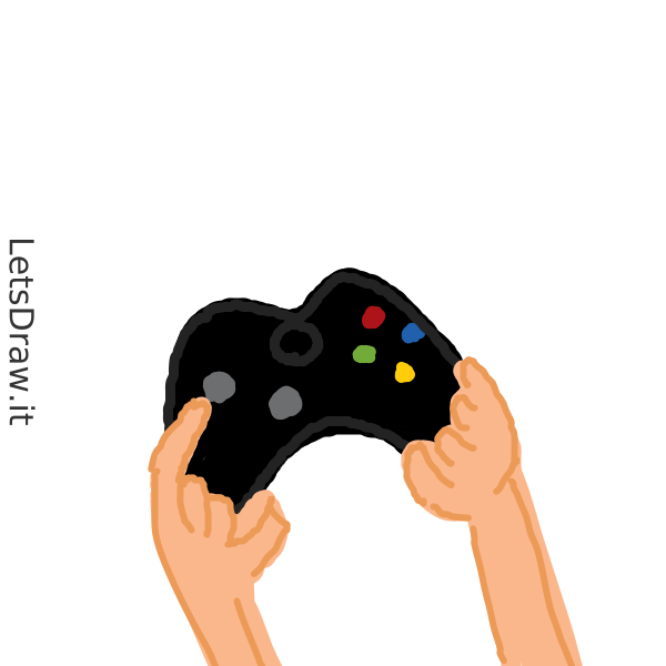 How to draw gamer / ue9fx9tez.png / LetsDrawIt