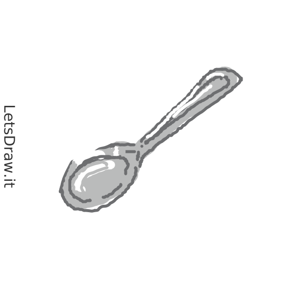 How to draw spoon / uexdoof4e.png / LetsDrawIt