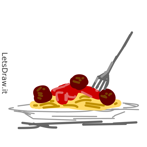 How to draw pasta / uh7nfac6h.png / LetsDrawIt