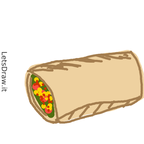 How to draw burrito / uhnaj31id.png / LetsDrawIt