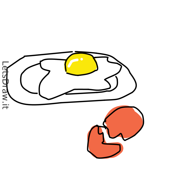 How to draw egg / uhtzdrf6r.png / LetsDrawIt