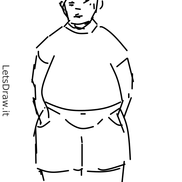 How to draw fat man / uj34c7hcr.png / LetsDrawIt