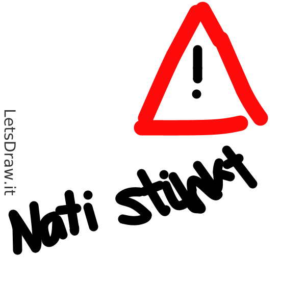 How to draw danger / uj4xk7ay4.png / LetsDrawIt