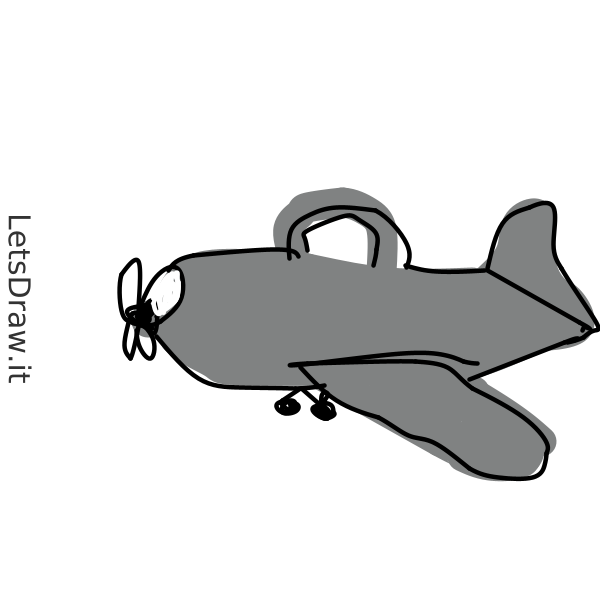 How to draw aircraft / ujh1cjsg.png / LetsDrawIt