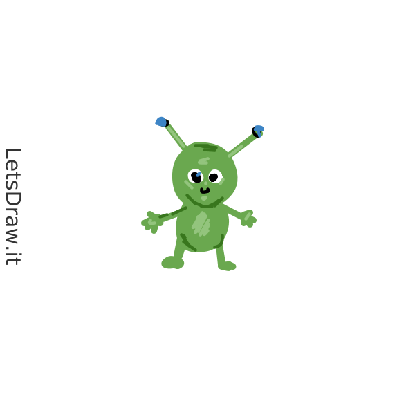 How to draw antenna / LetsDrawIt