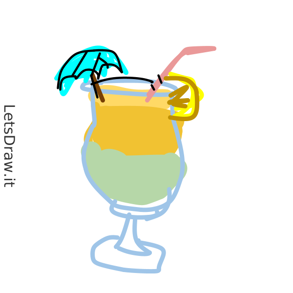 How to draw cocktail / uncr8rgz5.png / LetsDrawIt