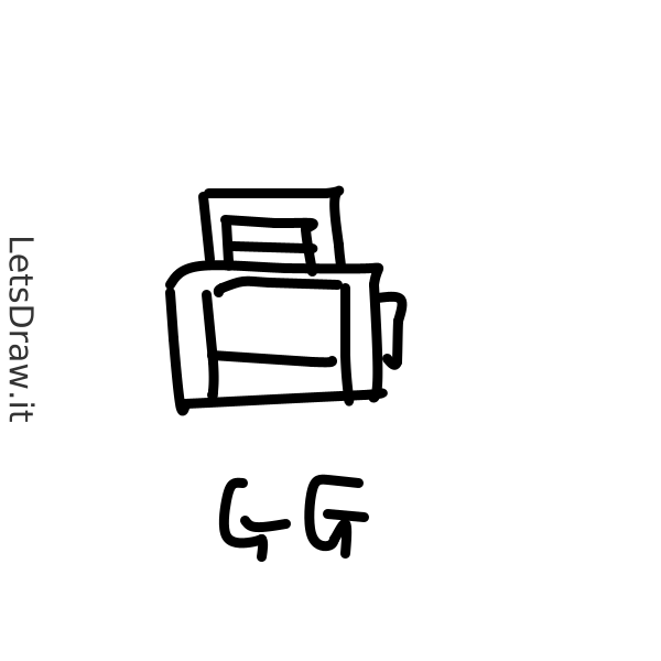 How to draw printer / uod1pcz1c.png / LetsDrawIt