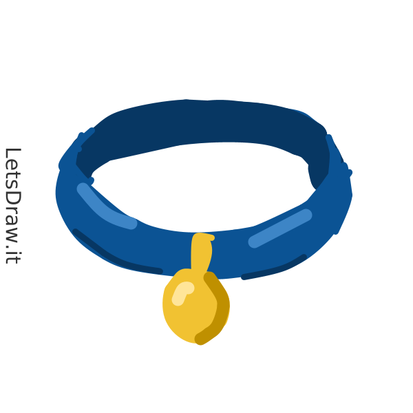 How to draw dog collar / uox78ke6f.png / LetsDrawIt